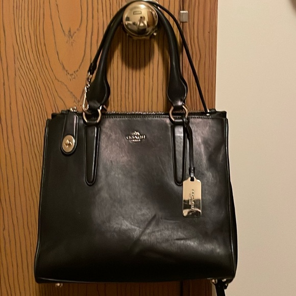 Coach New York | Bags | Vintage Leather Coach Bag With Four Different ...